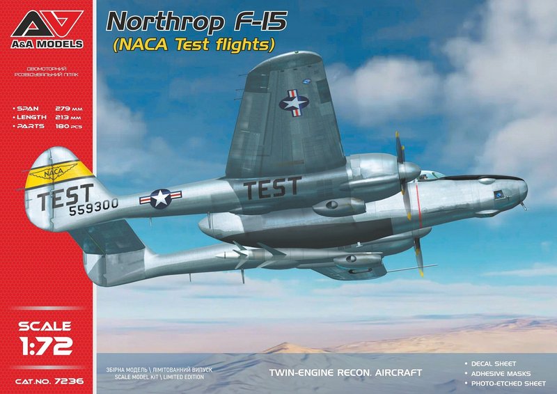 1/72 - Northrop XP-61E & F-15 Reporter by A&A Models - released - Page ...