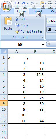 Extracting values from equations shown a chart. | MrExcel Message Board