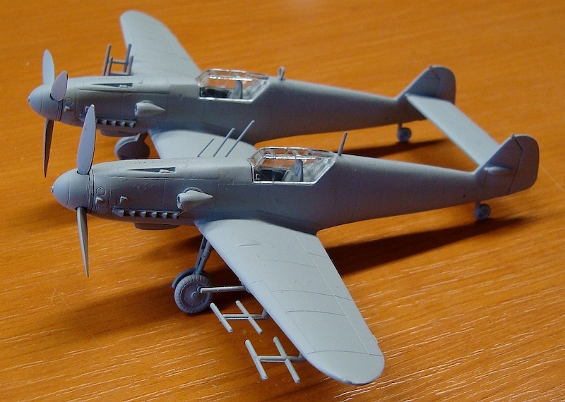 1/72 - Messerschmitt Bf.109Z-1 & Z-2 by RetroWings (plastic AZmodel ...