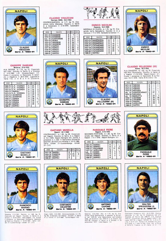 Calciatori 1980 1981 Panini 31 — Postimages