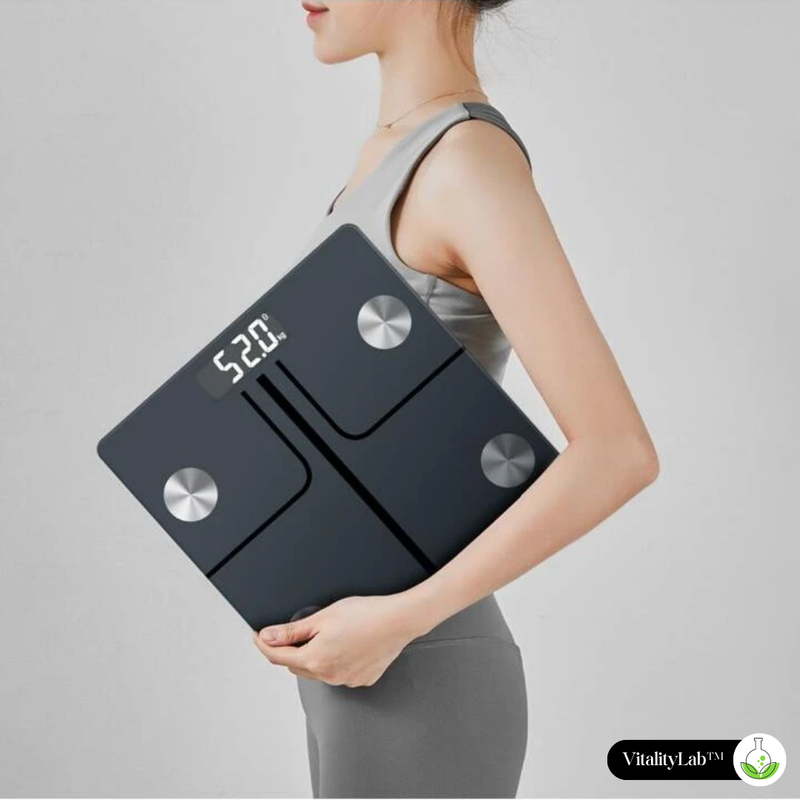 Cantar inteligent Vitality Lab™ Smart, 14 indici corporali, 4 senzori ...