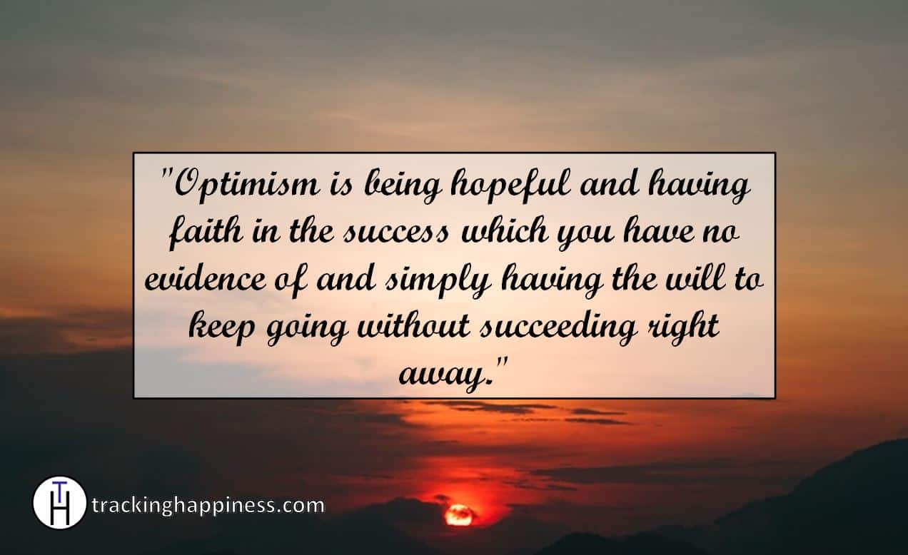 Wednesday Motivational – Try To Be Optimistic – [DOOR FLIES OPEN]