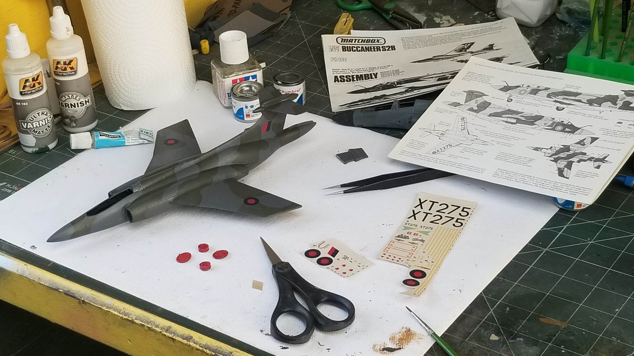 Buccaneer S Mk2b PK106 FINISHED - Matchbox 50th Anniversary Group Build ...