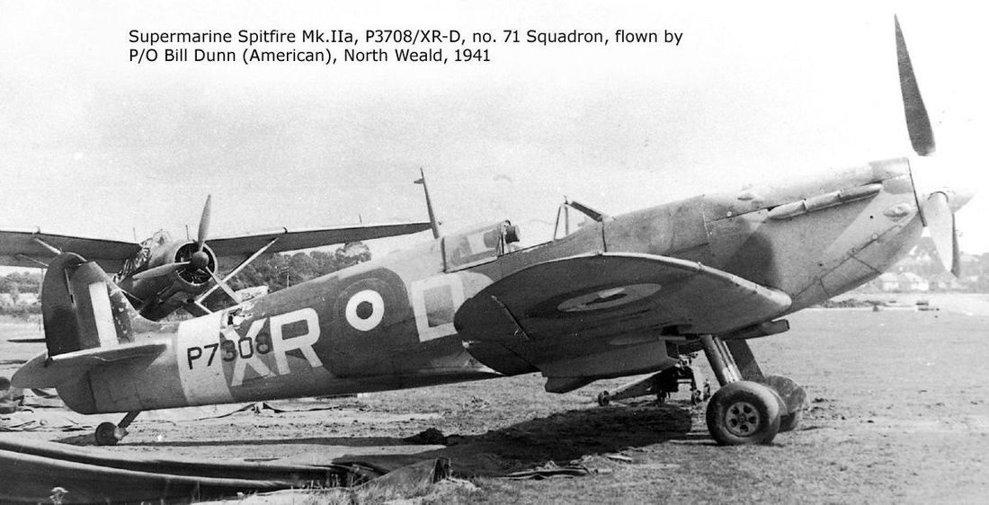 "Fly like an eagle" - Spitfire Mk. IIa, No. 71 (Eagle) Squadron, RAF ...