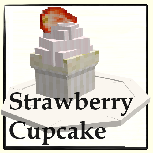 3D Cafe Desserts Blockbench Models Minecraft Texture Pack