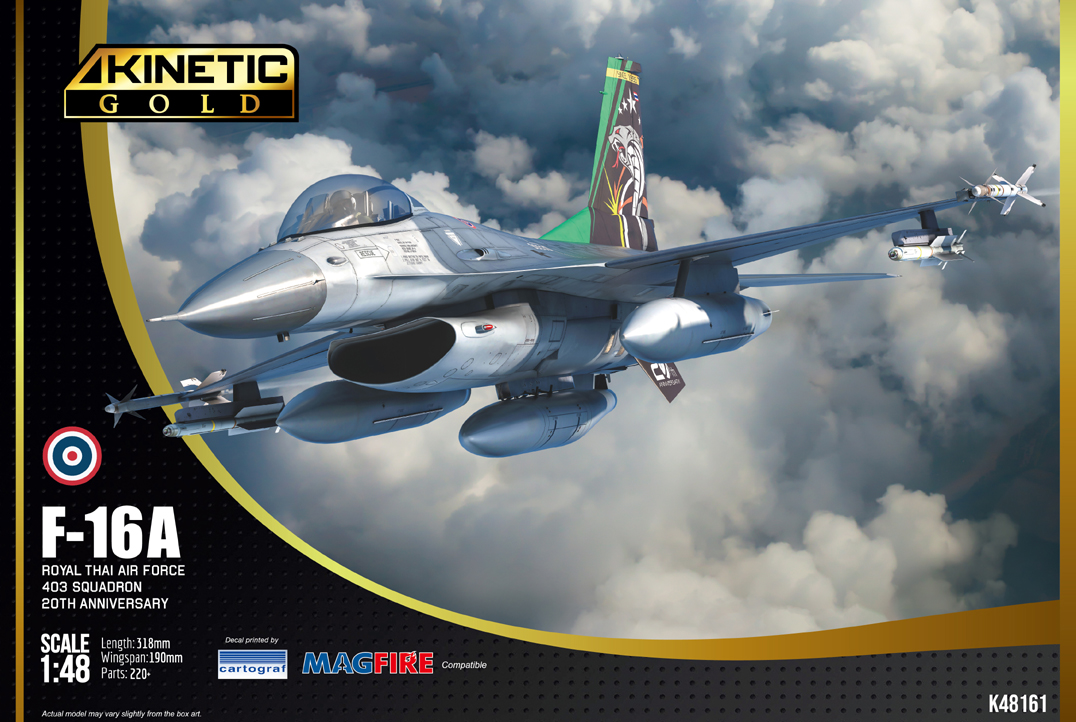 1/48 - G.D./L.M. F-16 Fighting Falcon/Viper family by Kinetic - F-16A/AM, KF-16U & F-16C/D block ...