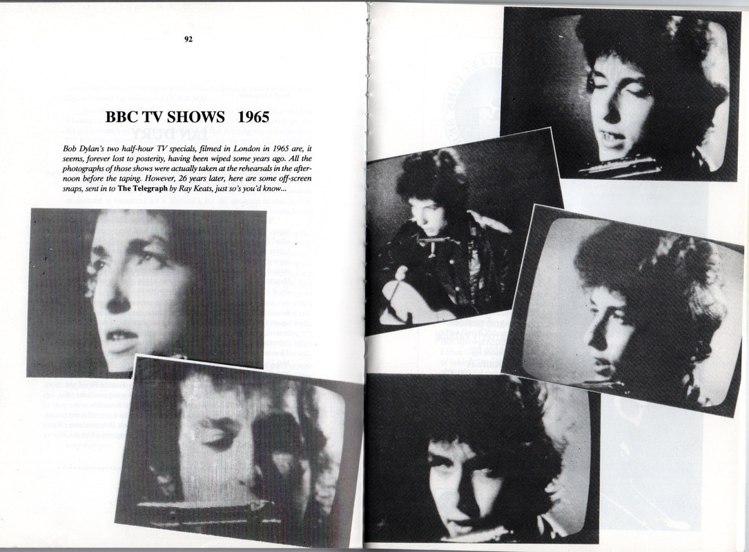 Dylan's 1965 BBC acoustic performance might well have been an electric ...