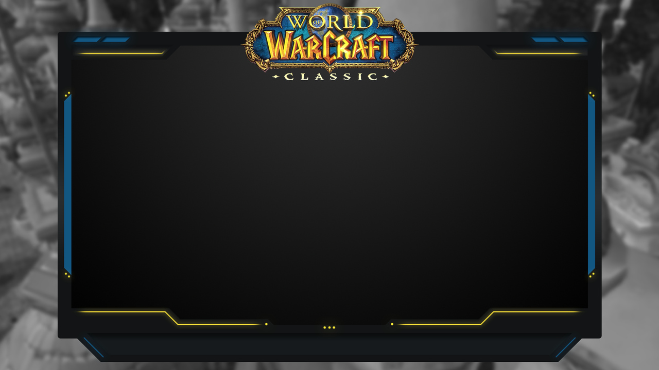 WoW Classic Stream Facecam Overlay • WoW Classic • Barrens Chat