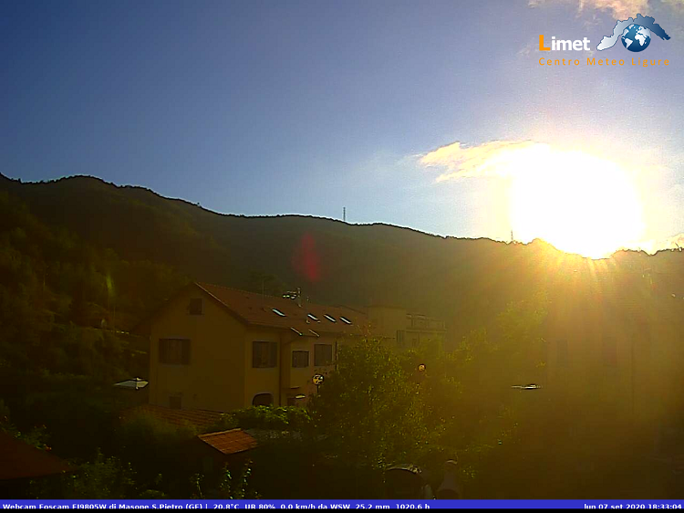 7 settembre 2020: alba di pioggia