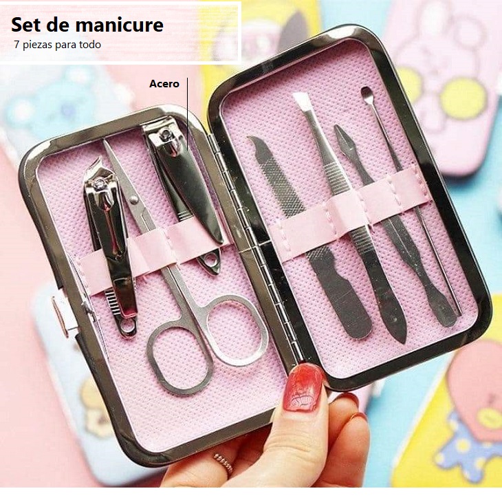 set de manicure uñas y pedicure acero inoxidable GENERICO | falabella.com