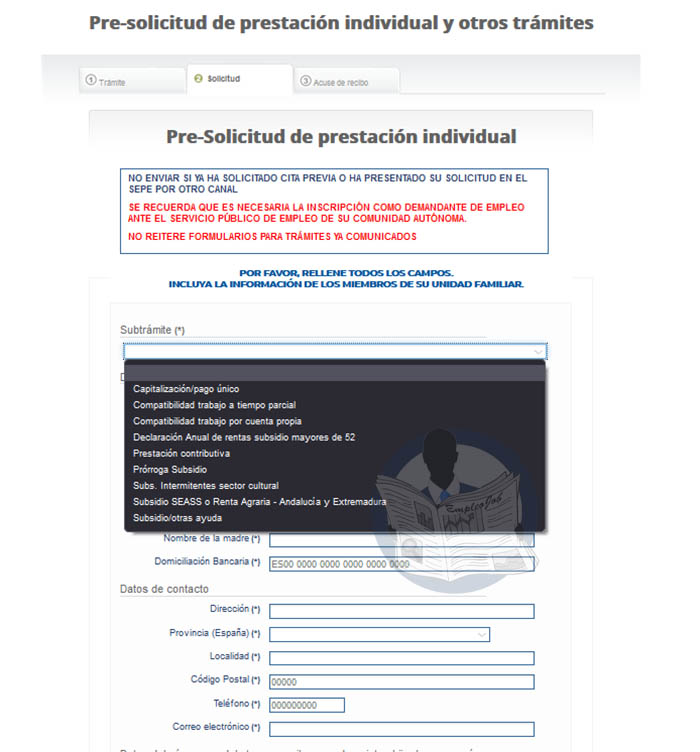 El SEPE explica cómo tramitar la prestación online