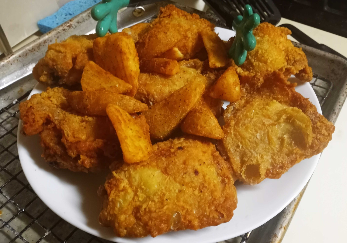 Perfectly Fried Chicken and Taters — Postimages
