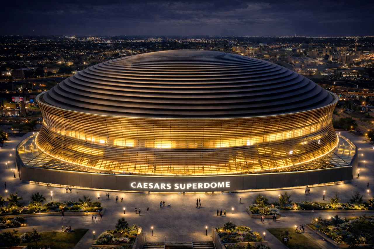 Superdome Reimagined. - Concepts - Chris Creamer's Sports Logos ...