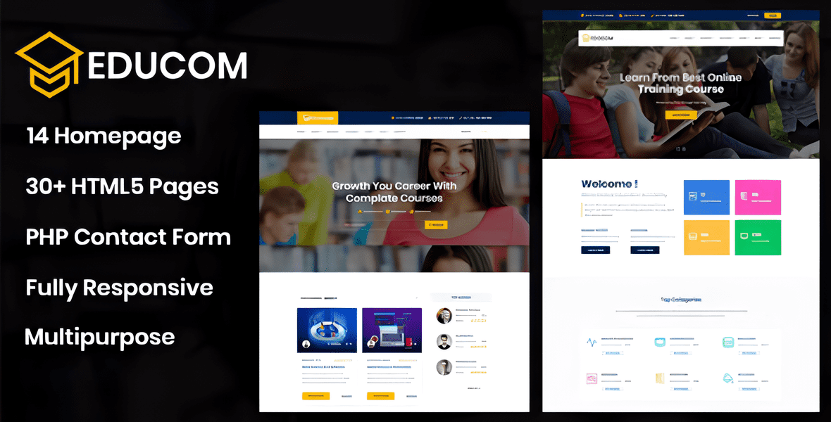 Educom - Education And LMS Template HTML – Bliter GPL