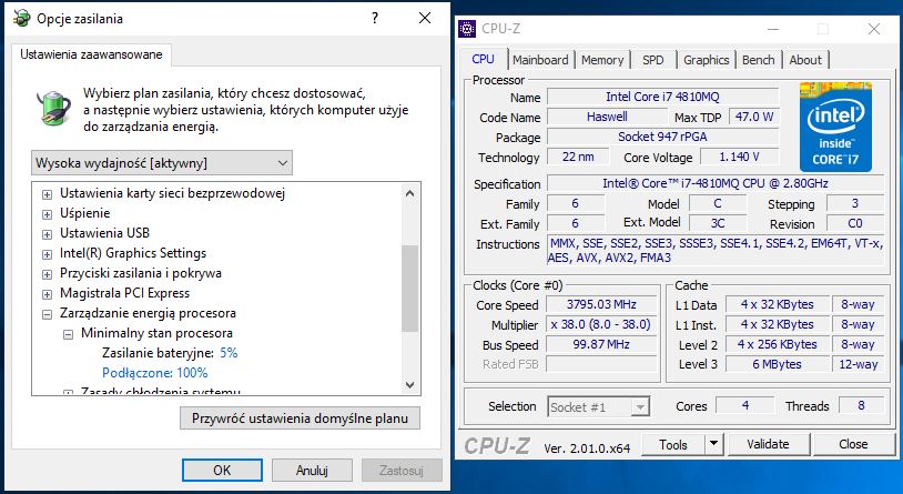 Spadek taktowania procesora - Hardware - WinClub