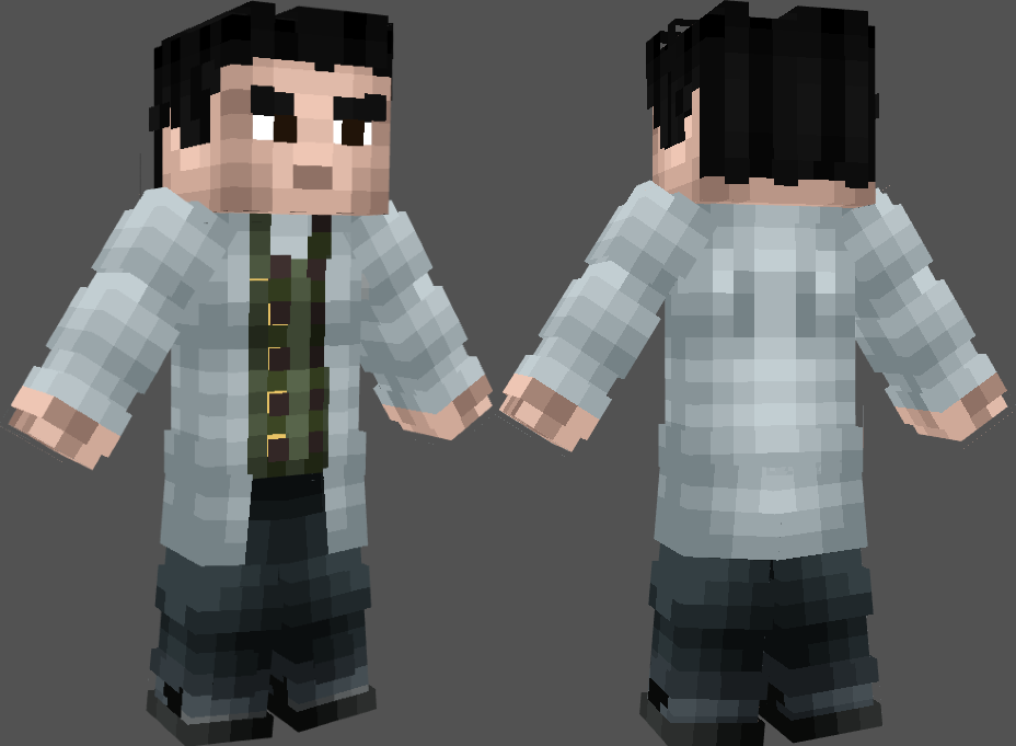 Peter Parker (Casual Suit) - PS4 Minecraft Skin