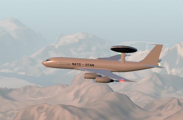 SimplePlanes | Boeing E-3 Sentry Heavy (AWACS)