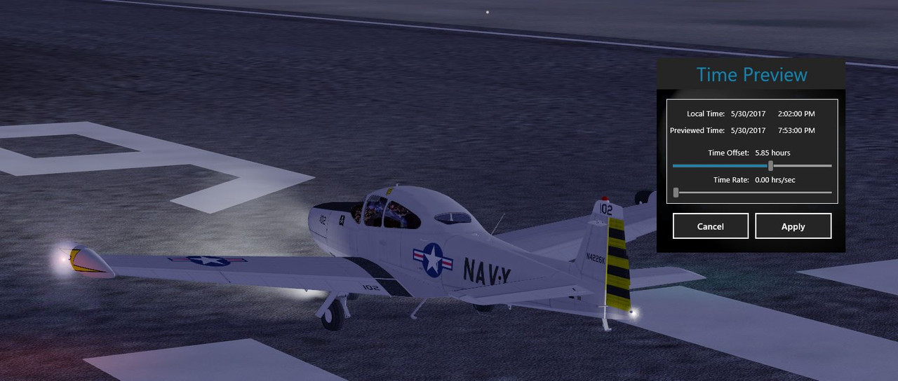 P3D V5.4 aircraft landing light reflection on runway - The Prepar3d Forum - The AVSIM Community
