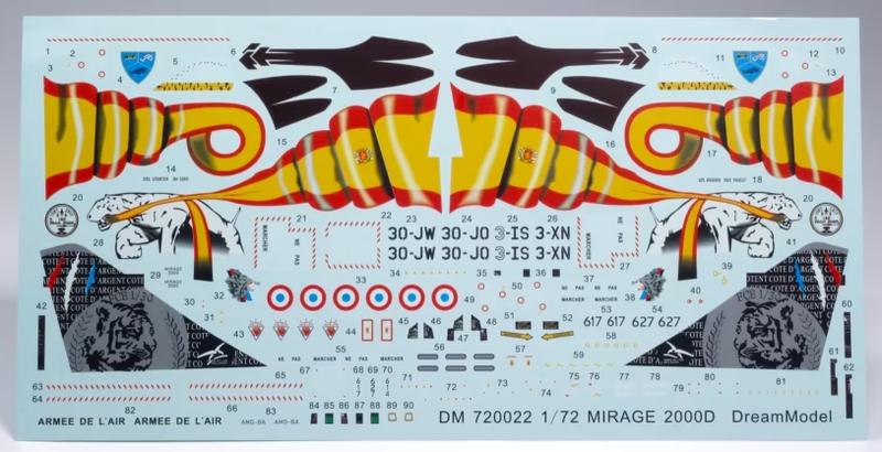 1/72 - Dassault Mirage 2000 family by DreamModel - M2000N& D released ...
