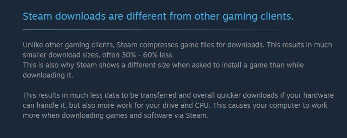 What would cause steam not to use available bandwidth? : r/techsupport