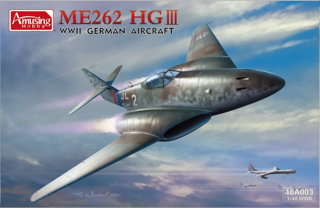 1/48 - Messerschmitt Me.262 HGIII by Amusing Hobby - HGIII1/2/3 ...