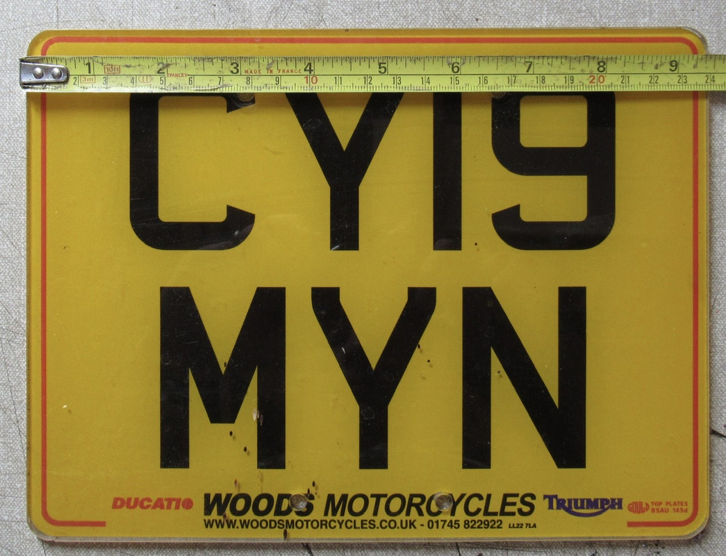 UK Number Plate Size Triumph Bobber Forum UK Number Plate Size Triumph Bobber Forum