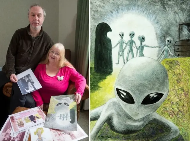 An Englishwoman, aged 5, was repeatedly abducted by aliens.