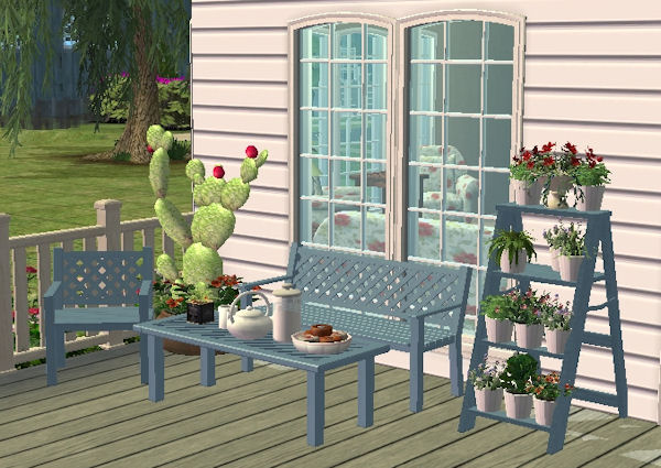 Spring Lattice Garden set - slaved to SDA Campagne Dresser Chambre