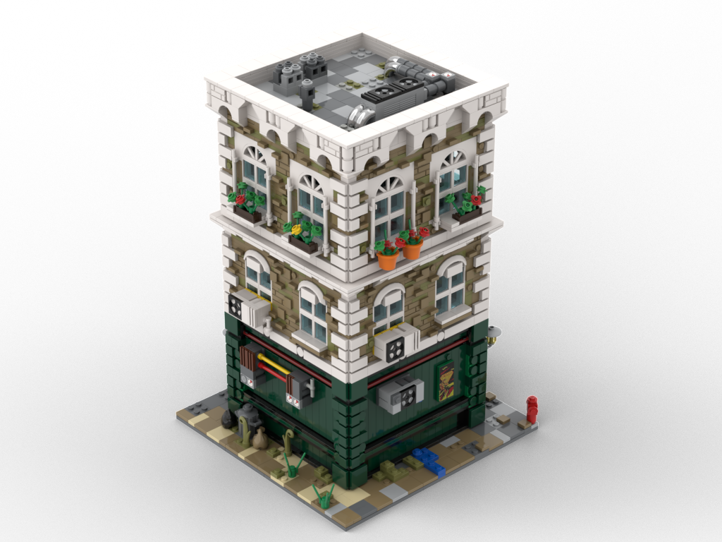 LEGO MOC Wine shop by legoprofi | Rebrickable - Build with LEGO