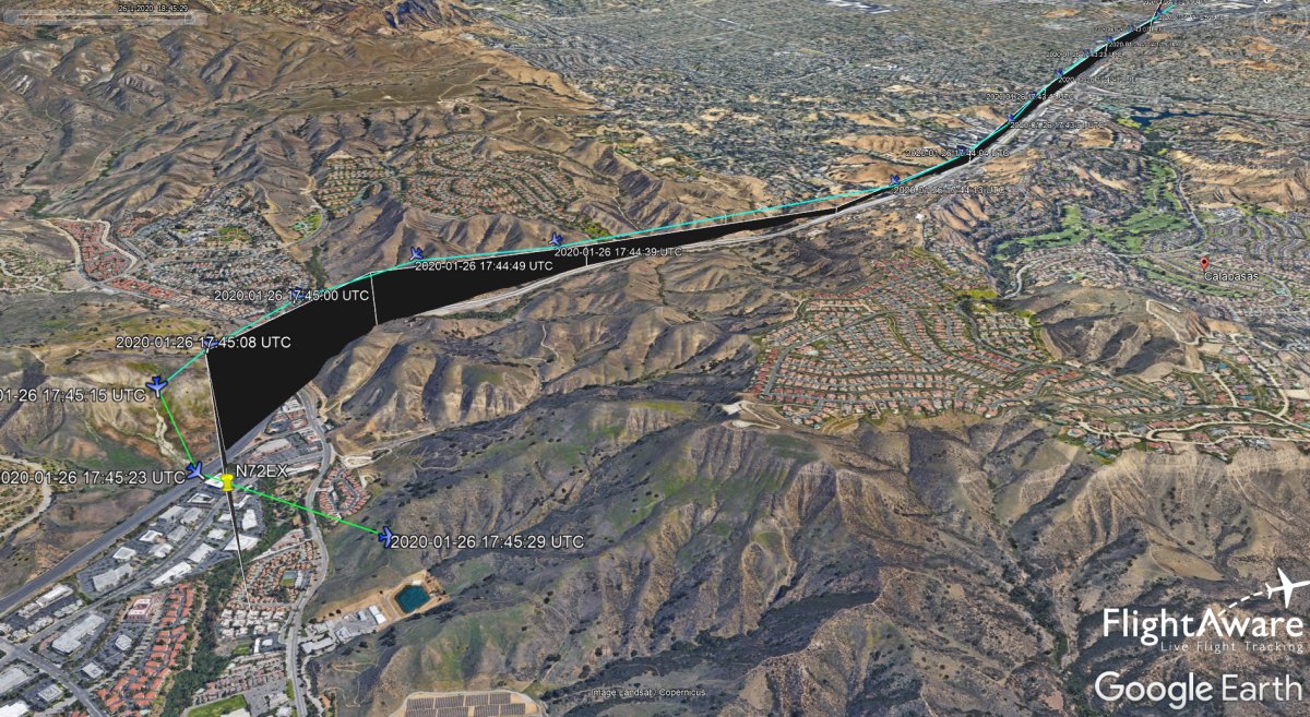 WWW.CRASH-AERIEN.AERO • Crash d'un Sikorksy S-76B, Los Angeles, USA