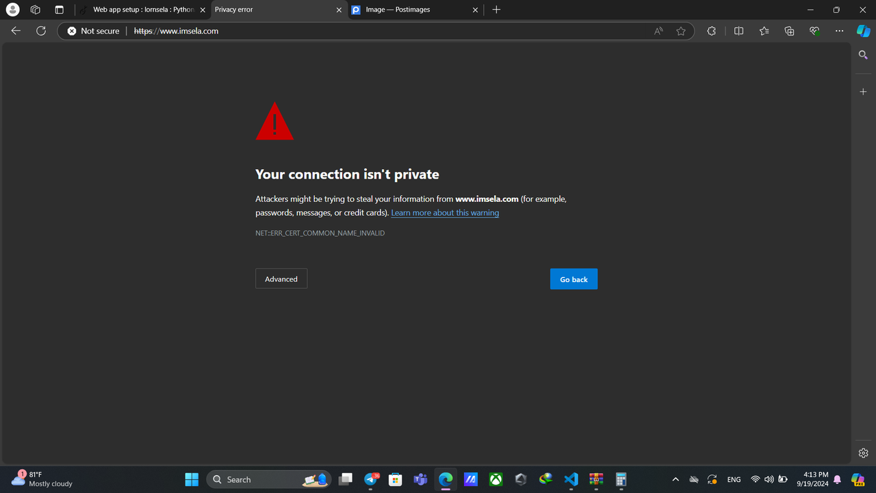 web app error : Forums : PythonAnywhere