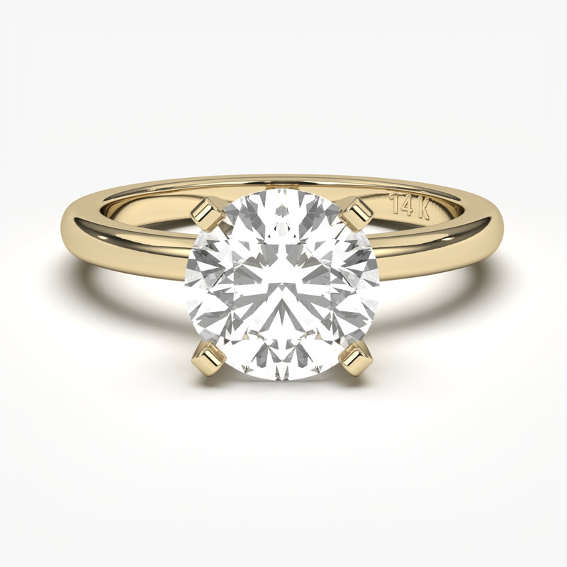 Round Solitare Ring YG 1 JPEG — Postimages