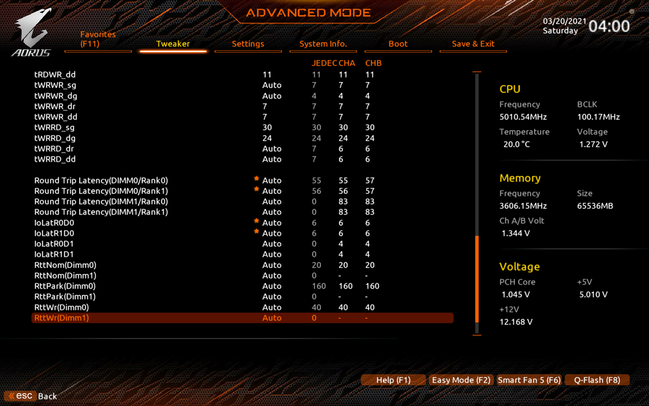 9 Memory Channels Timing 3 — Postimages