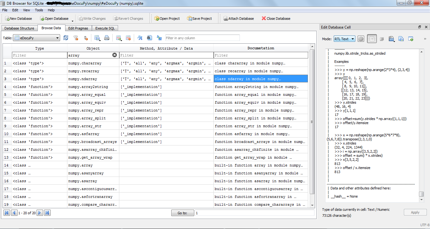 e Docu Py (numpy) III — Postimages