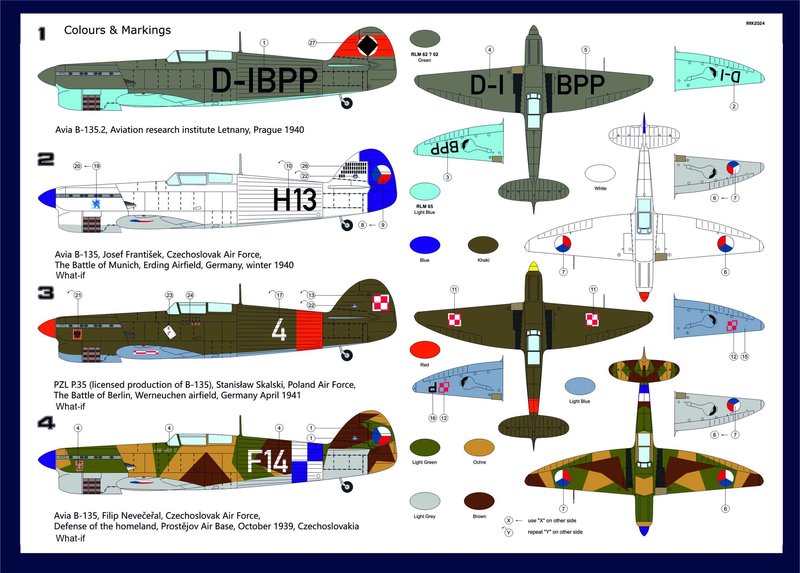 1/48 - Avia B.35.2 & B.135 by Sabrekits (plastic AZmodel) - B.35.2 ...