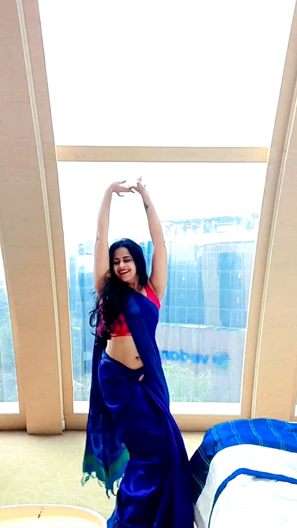 Sadhika Venugopal Hot Cleavage