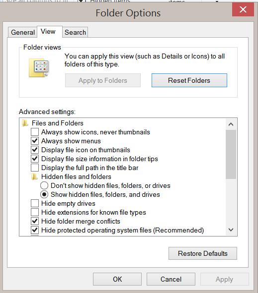 win8 1 folder options — Postimages