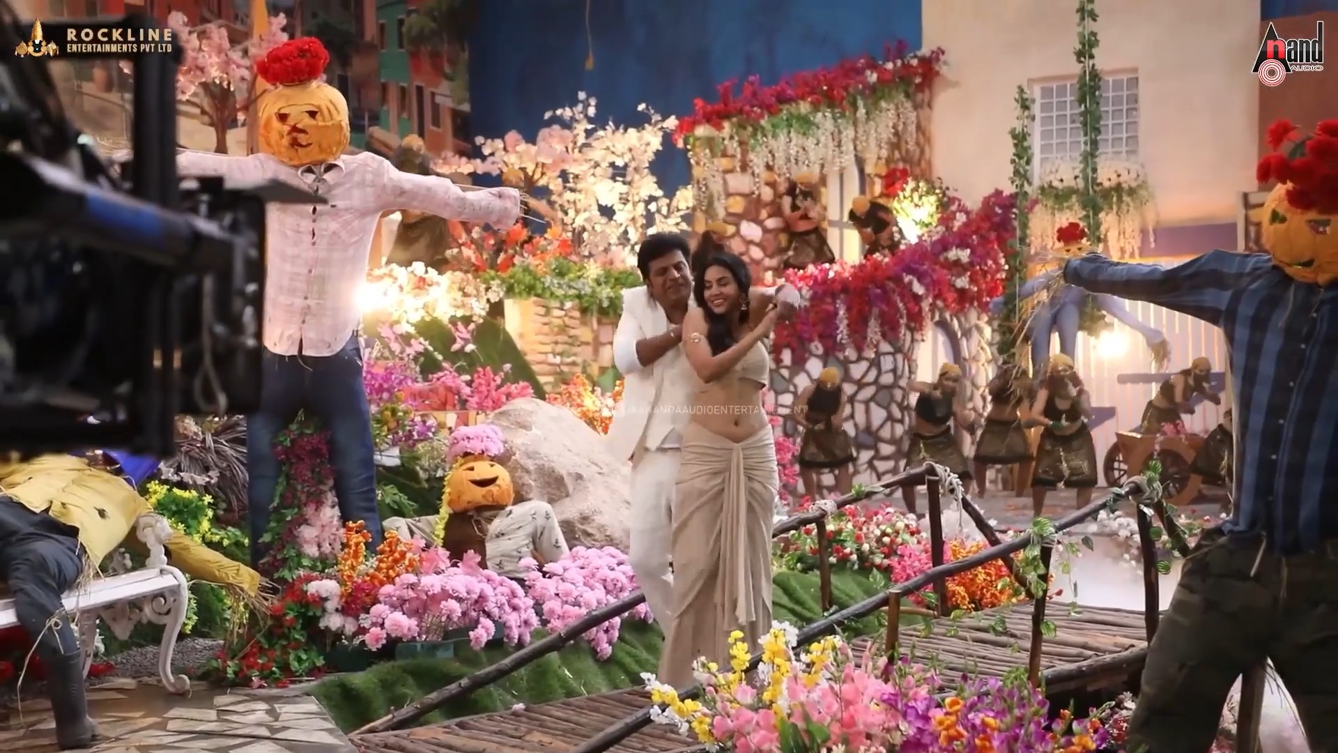 Priya Anand Sexy Big Deep Navel from Karataka Damanaka Song Making mp4 snapshot 00 55 270 ...