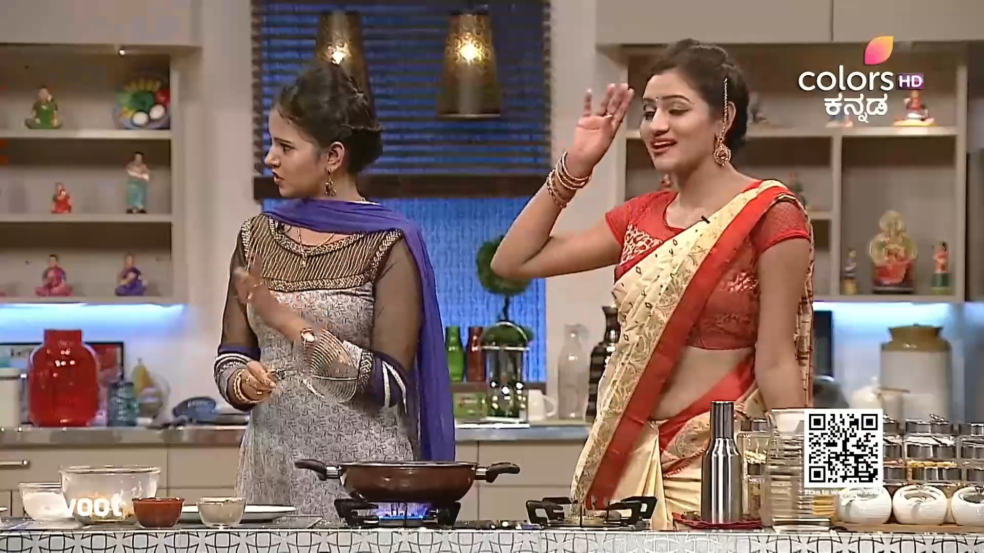 Kannada Serial Actress Ranjani Sexy Big Navel Show in Saree mkv ...