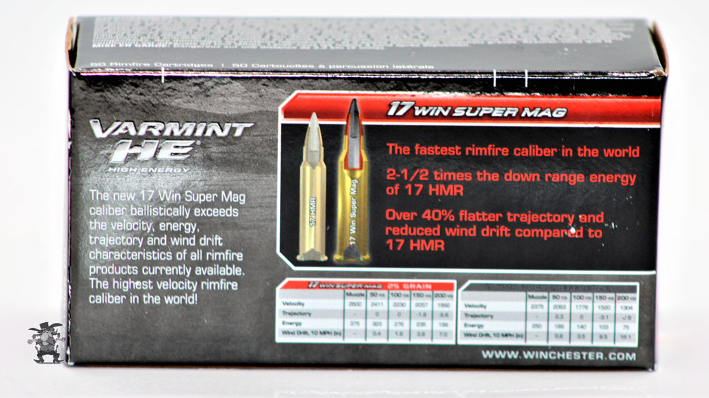 17 WSM WINCHESTER ELITE 25 Grain WSM 17 Win Super Mag HE High Energy 50 ...