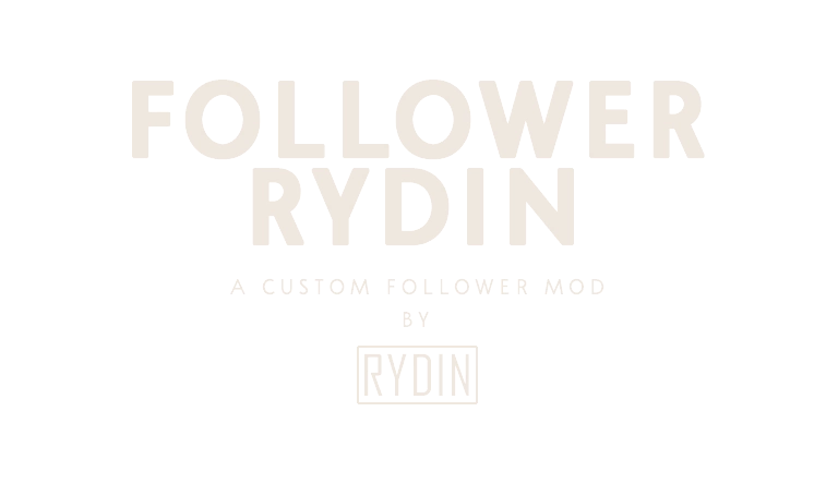 [TESV: SKYRIM] [PROJECT] Follower Rydin - A Personal Custom Follower ...