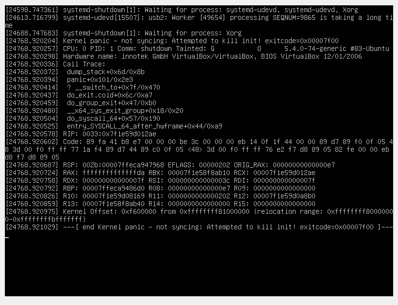 Linux Mate 20.2 kernel panic at shutdown. What's the culprit? : r/linuxquestions