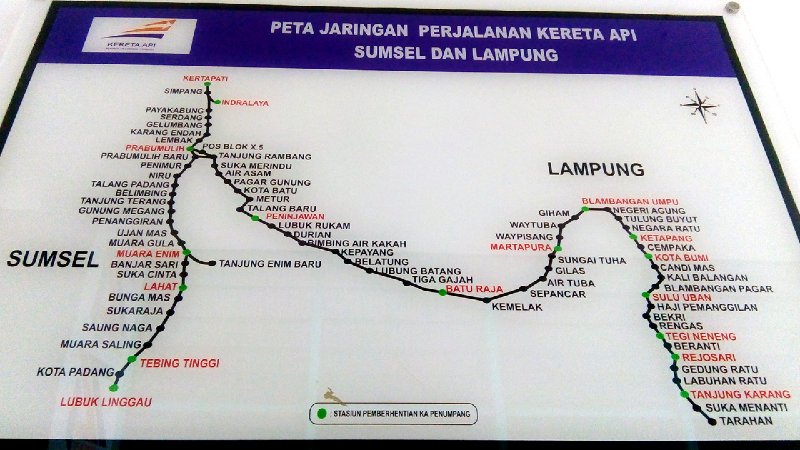 DIVRE III PALEMBANG | Kertapati Train Station, Palembang, South Sumatra ...