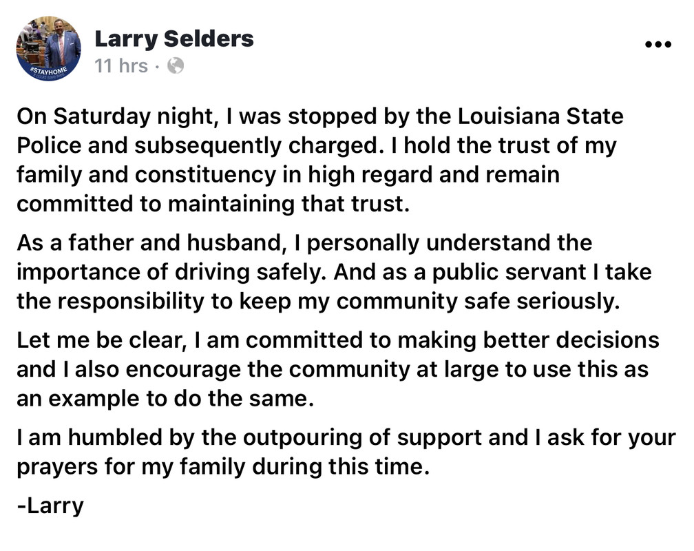 State Rep. Larry Selders charged with DWI; was doing burnouts in a ...