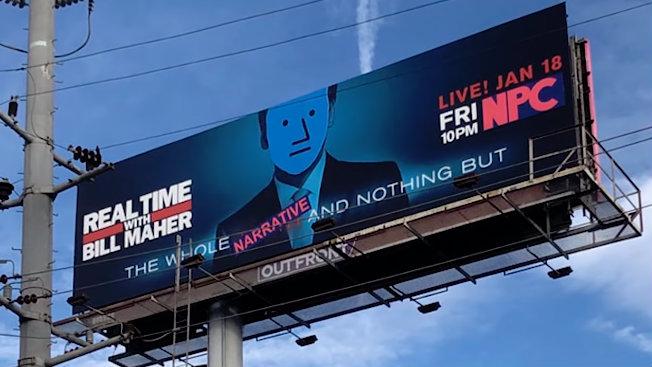 “The Faction” turns Bill Maher’s HBO billboard into an NPC billboard ...