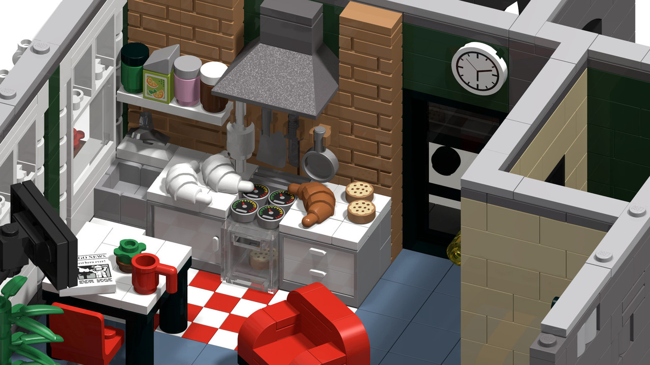 LEGO MOC-39789 Grocery Shop by M4rchino84 | Rebrickable - Build with LEGO