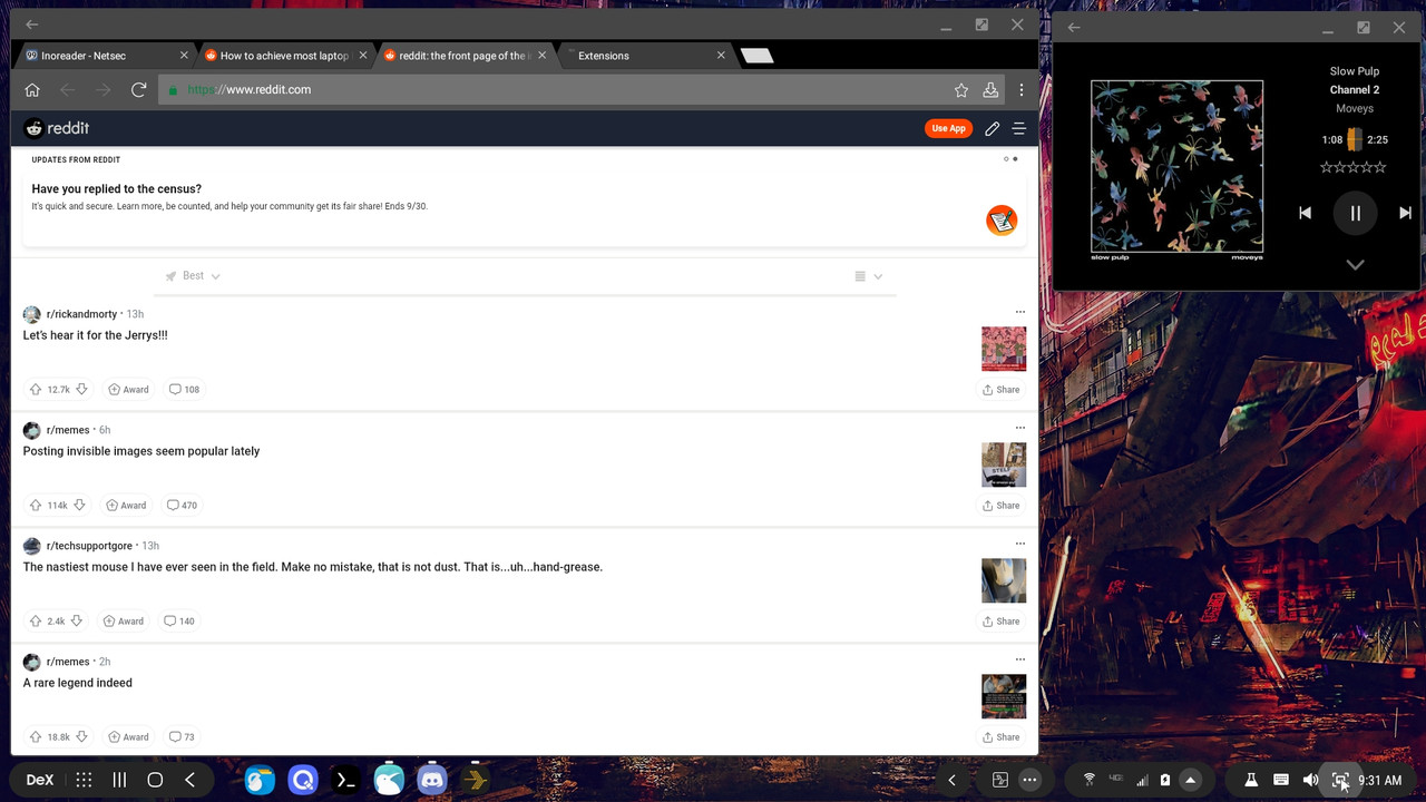 How to achieve most laptop like Chrome browser experience on Dex ...