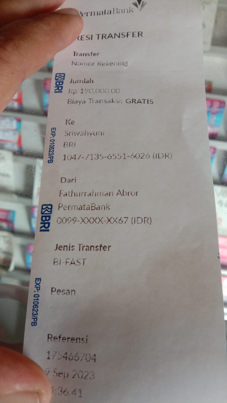 SRI WAHYUNI 190 RB A — Postimages