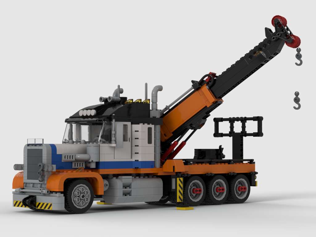 LEGO MOC Heavy Tow & Rotator Truck by rayb | Rebrickable - Build with LEGO