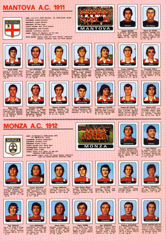 Album Panini Calciatori 1972 1973 47 — Postimages